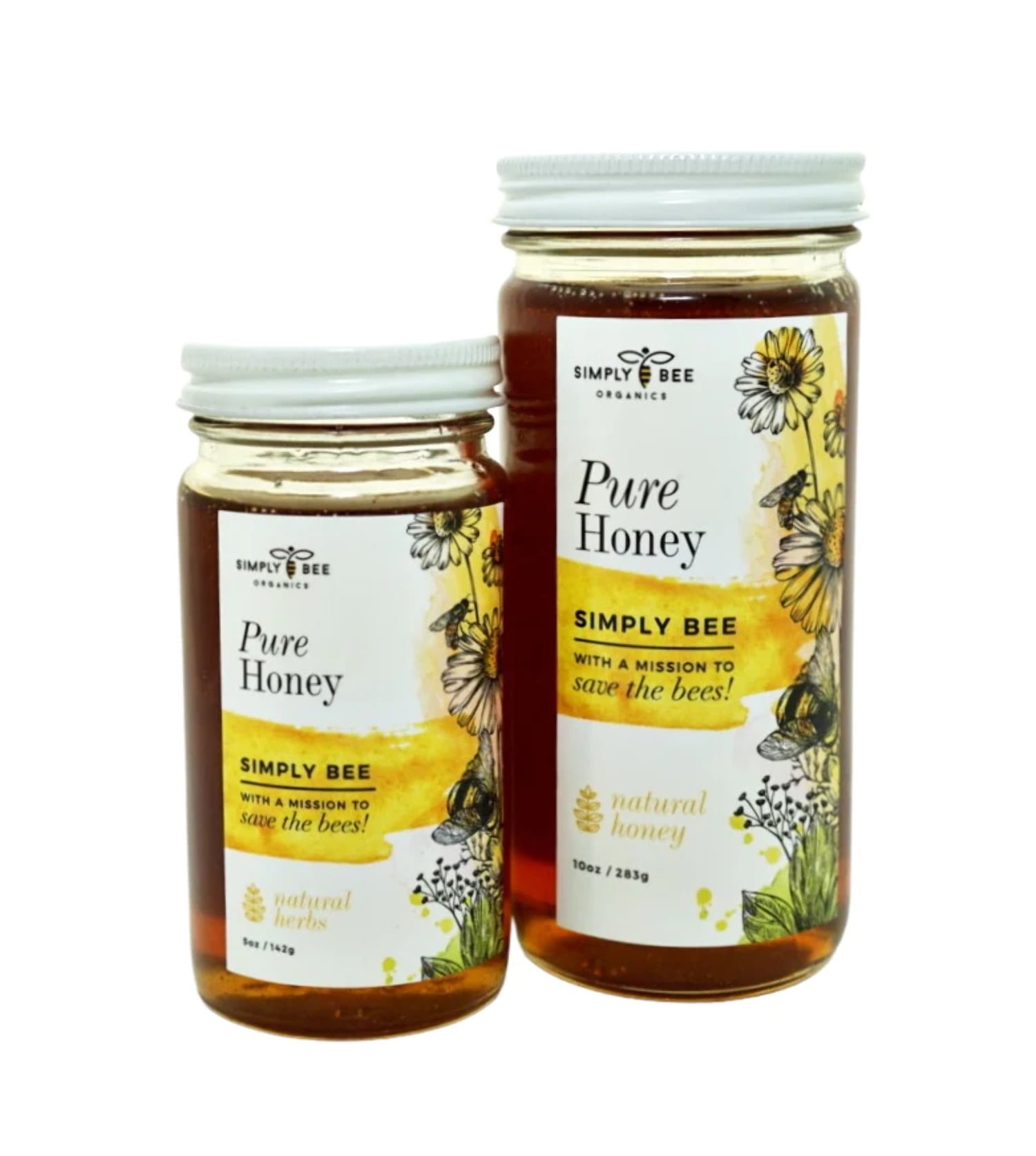 Pure Organic Raw Honey | Supports Well-Beeing |Non-GMO |0% Additives ...