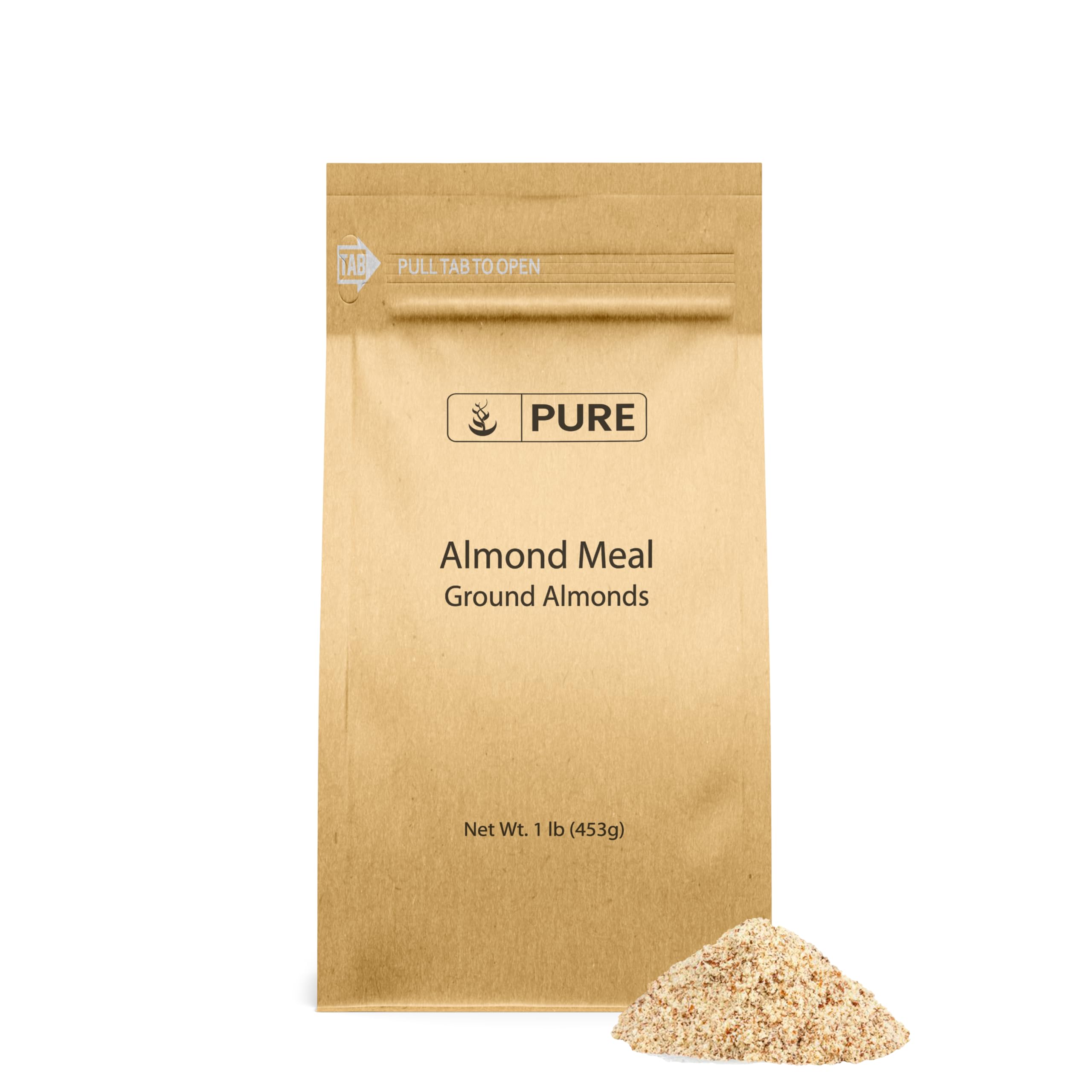 Pure Original Ingredients Almond DEF29 Meal (1 lb) Great for Baking ...