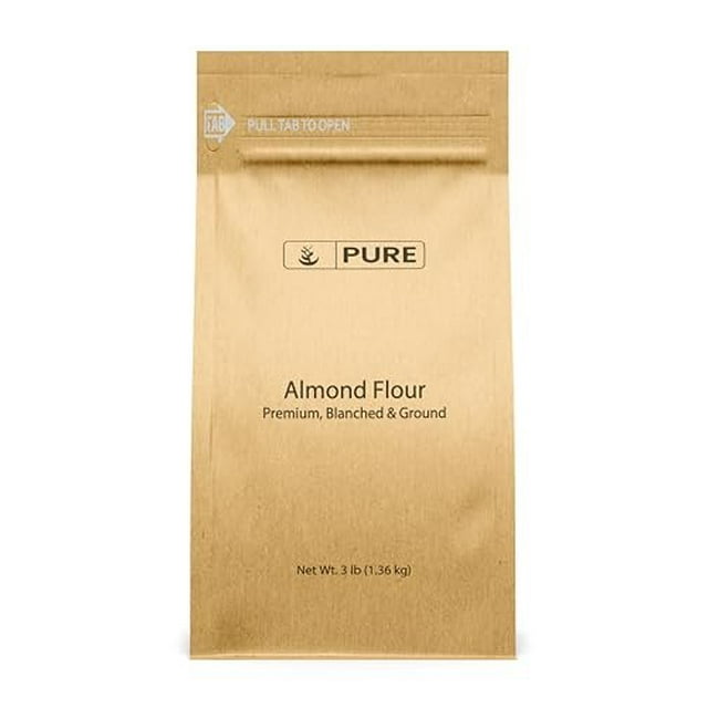 Pure Original Ingredients Almond Flour 3 lb Blanched Almonds, Extra ...