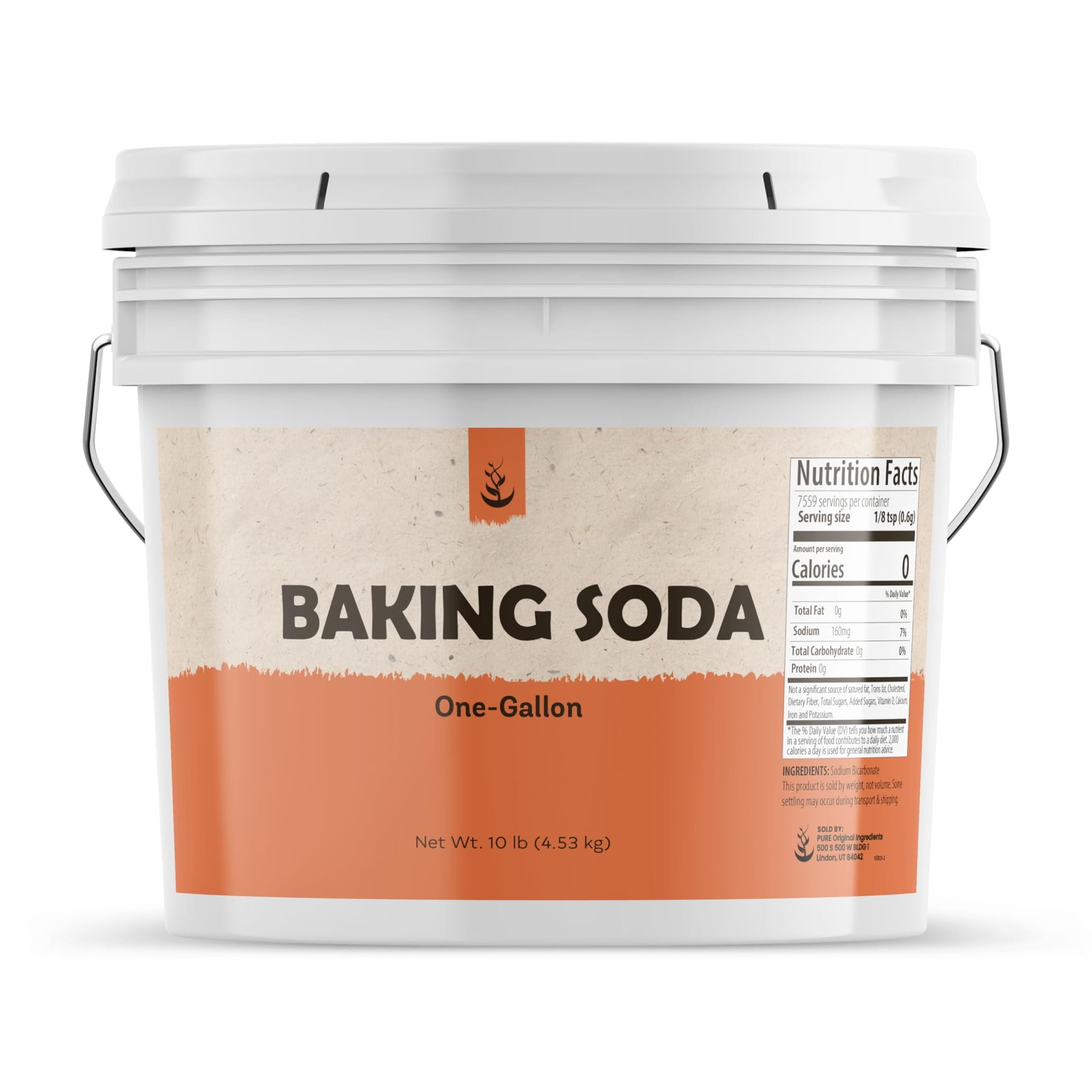 Pure Original Ingredients Baking BDF32 Soda (1 Gallon), Cooking, Baking ...