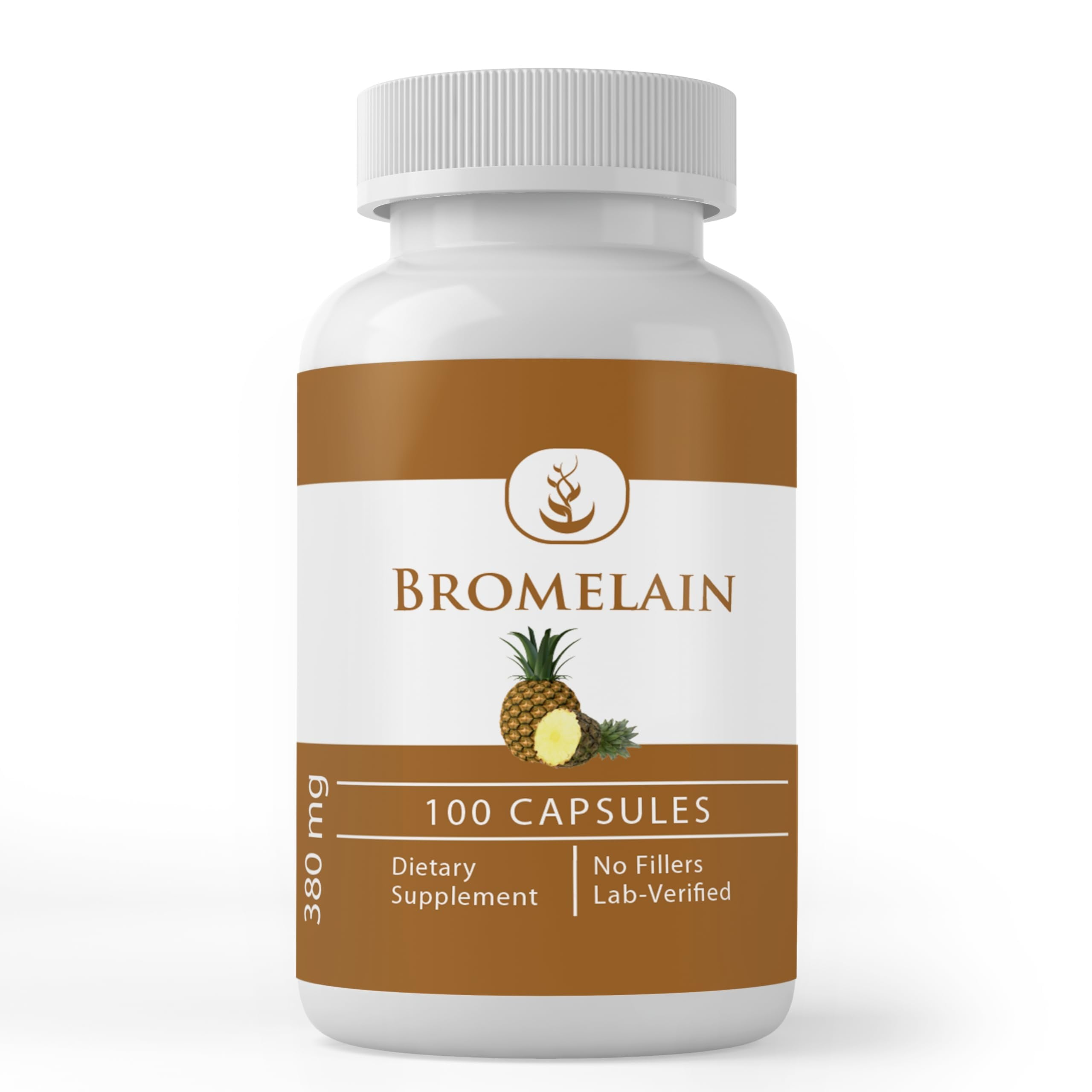 Pure Original Ingredients Bromelain, 100 Capsules Always Pure, No Additives or Fillers, Lab ...