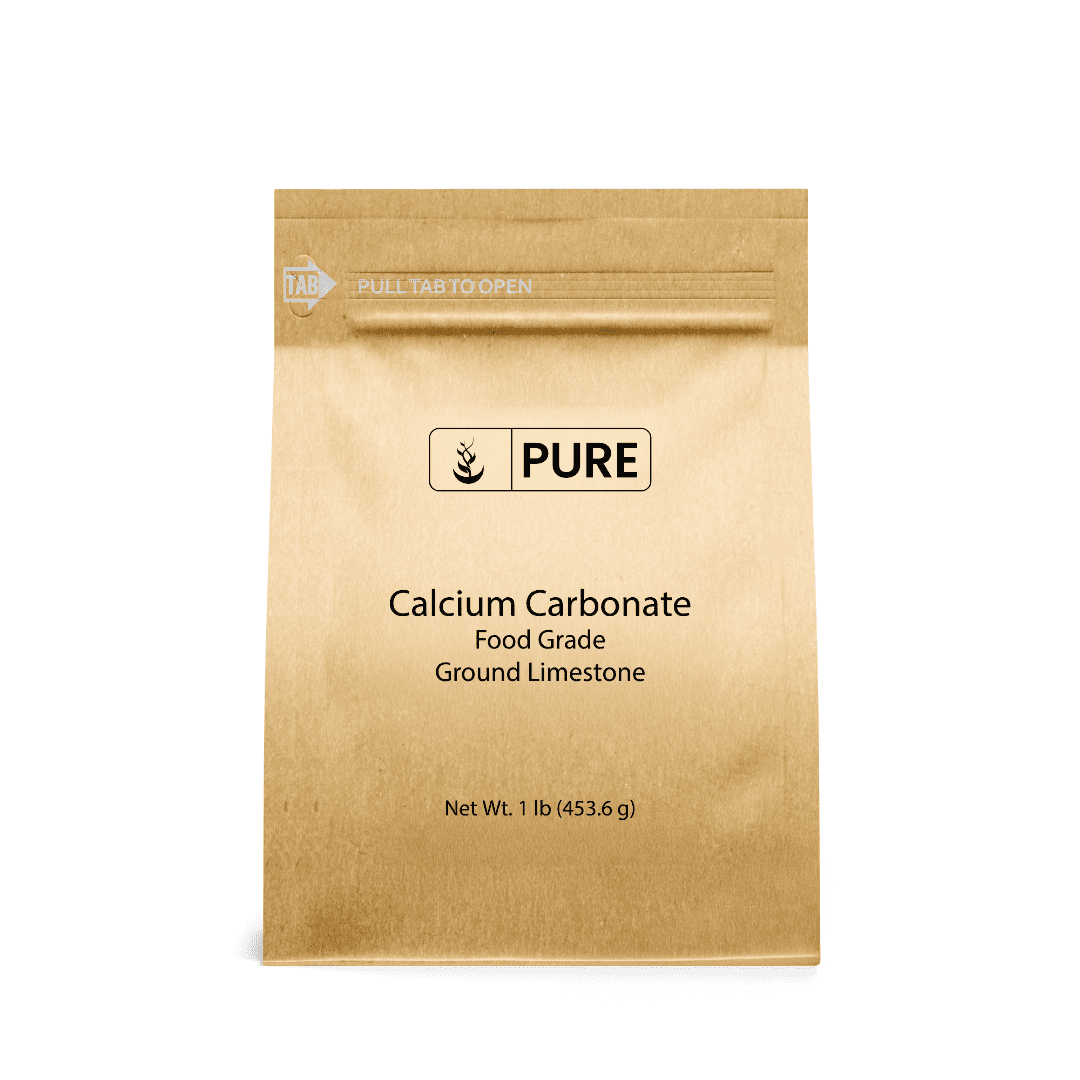 Pure Original Ingredients Calcium Carbonate 1 lb Dietary Supplement ...