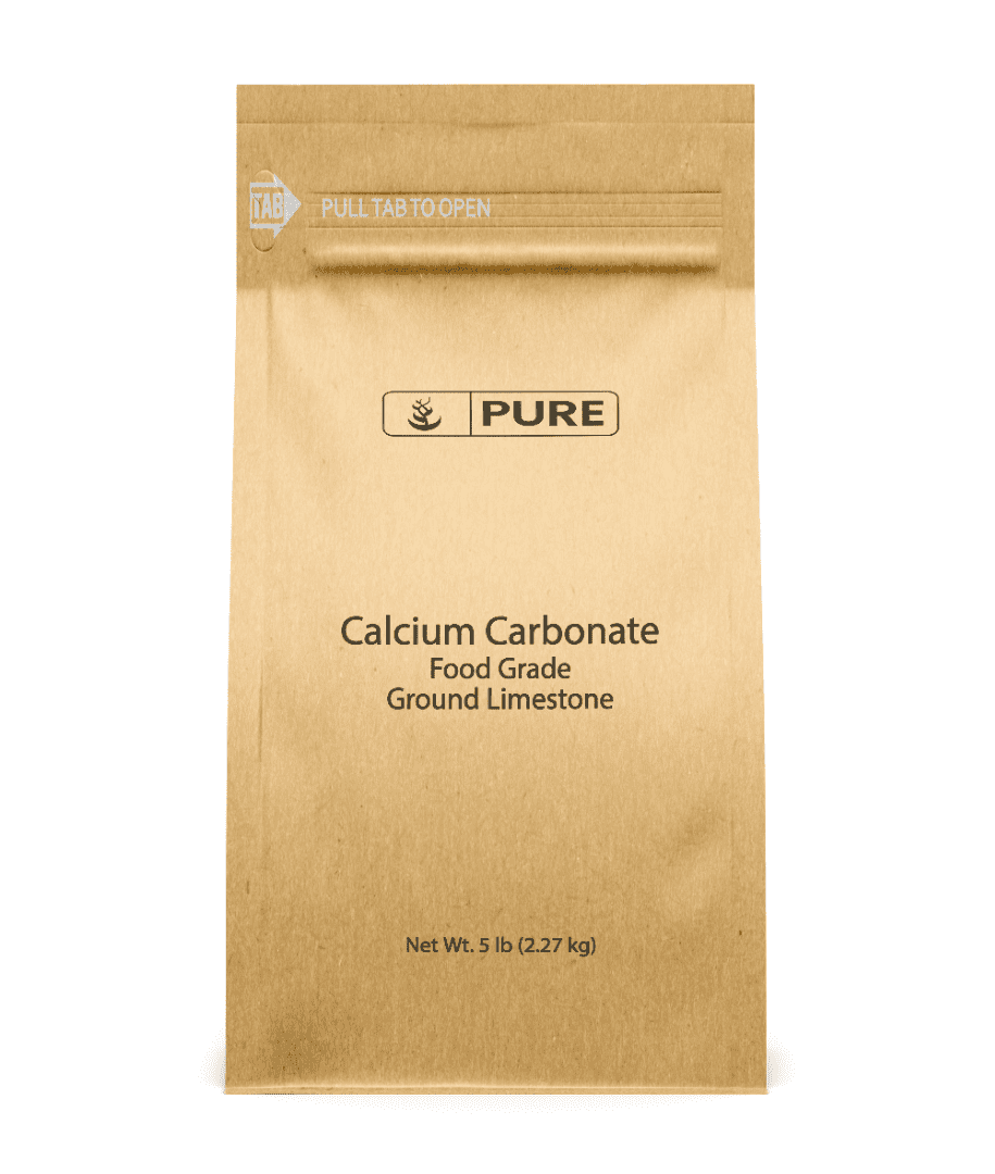 Pure Original Ingredients Calcium Carbonate 5 lb Dietary Supplement ...