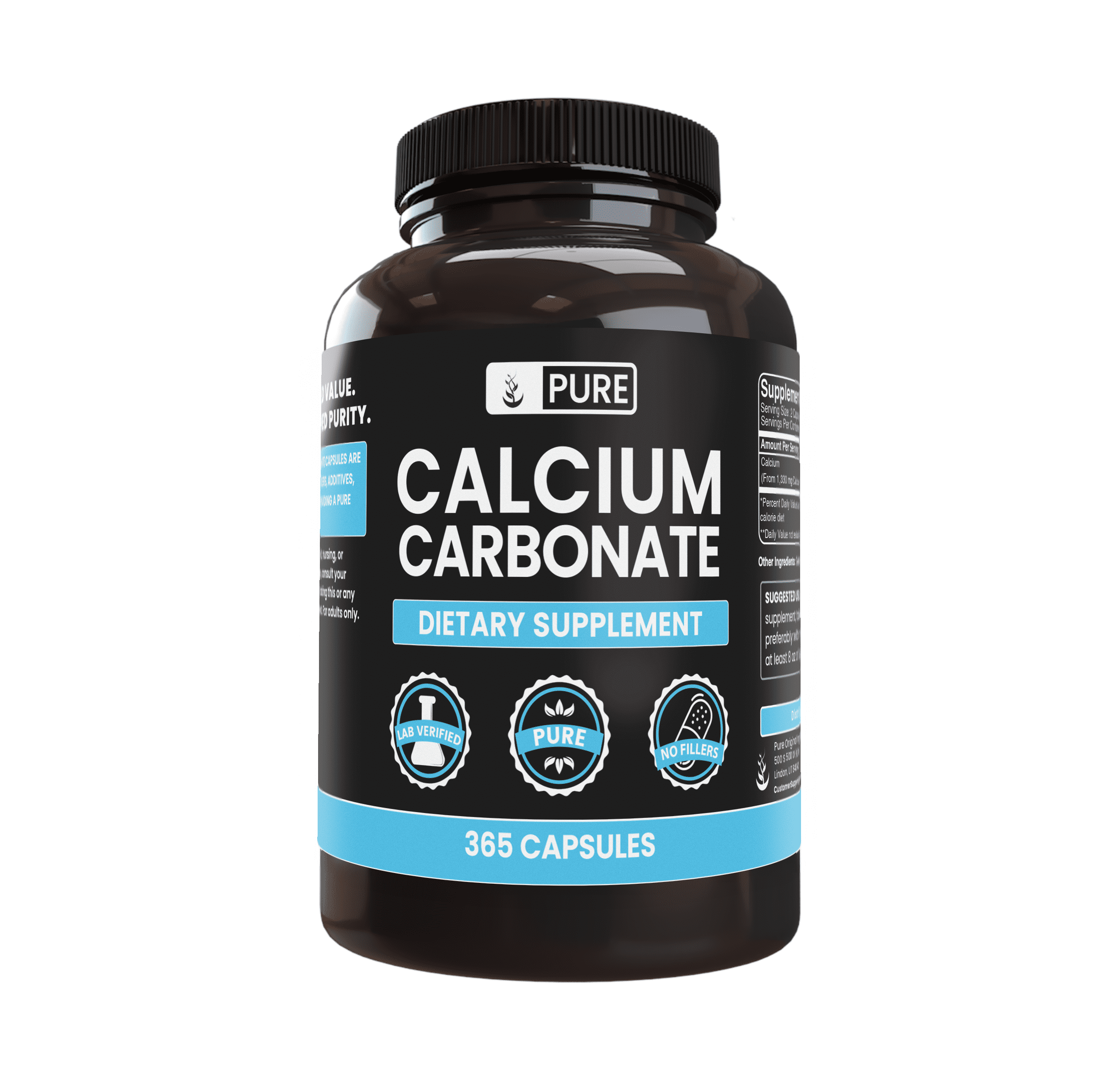 Pure Original Ingredients Calcium Carbonate No Magnesium Or Rice ...