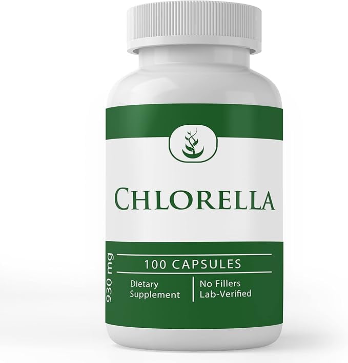 Pure Original Ingredients Chlorella, (100 Capsules) Always Pure, No ...