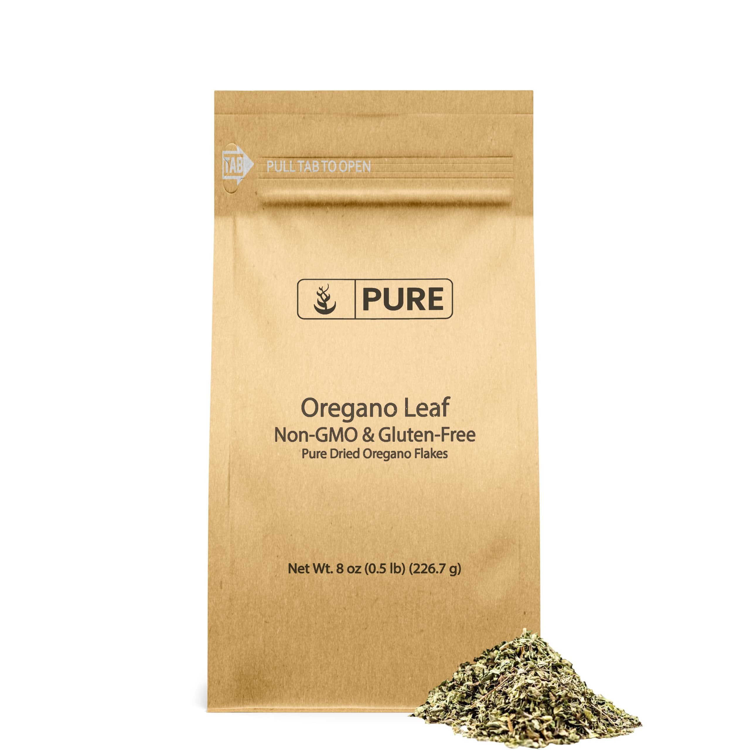 Pure Original Ingredients Dried Oregano Leaf Flakes 8 oz Pure & Natural ...