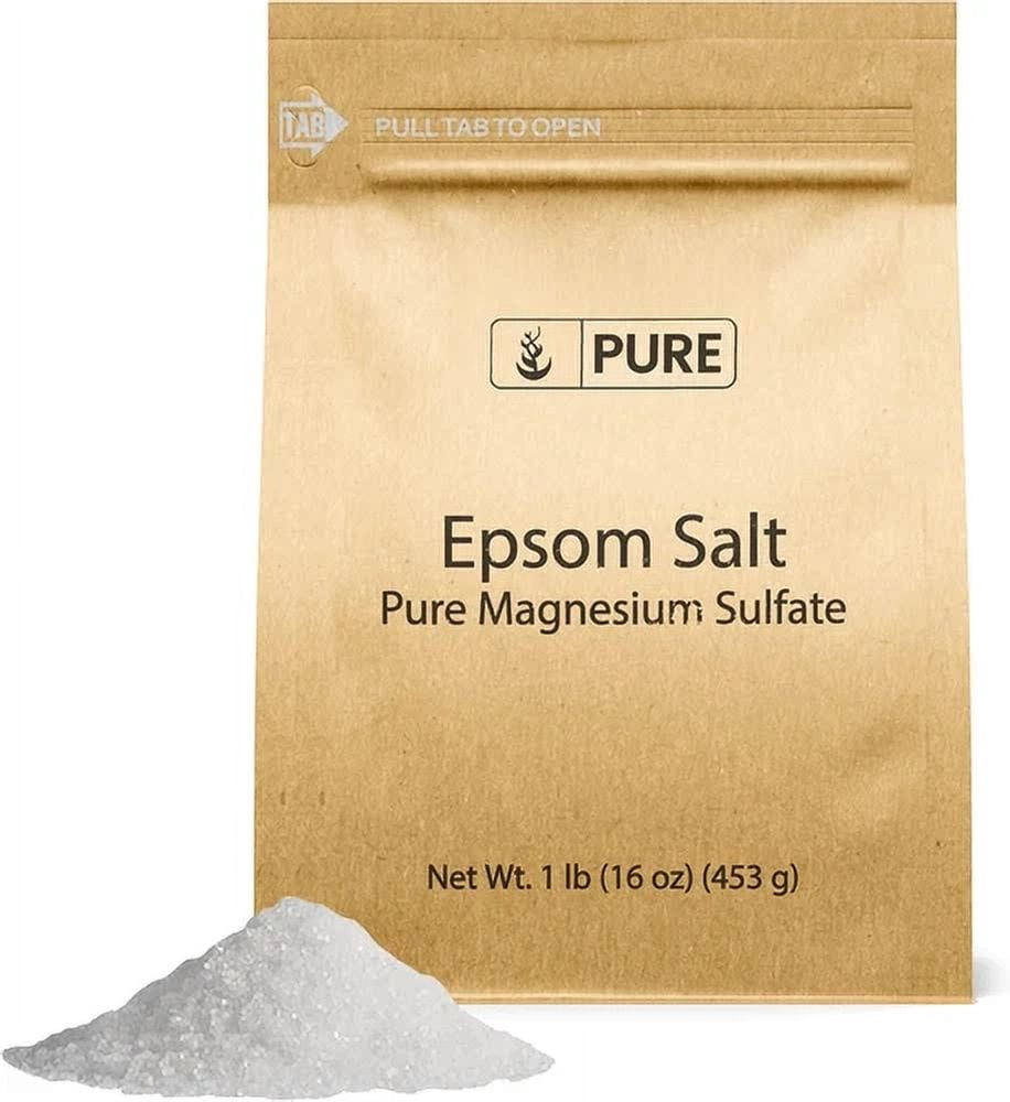 Pure Original Ingredients Epsom Salt â€“ 1 lb, Pure Magnesium Sulfate ...