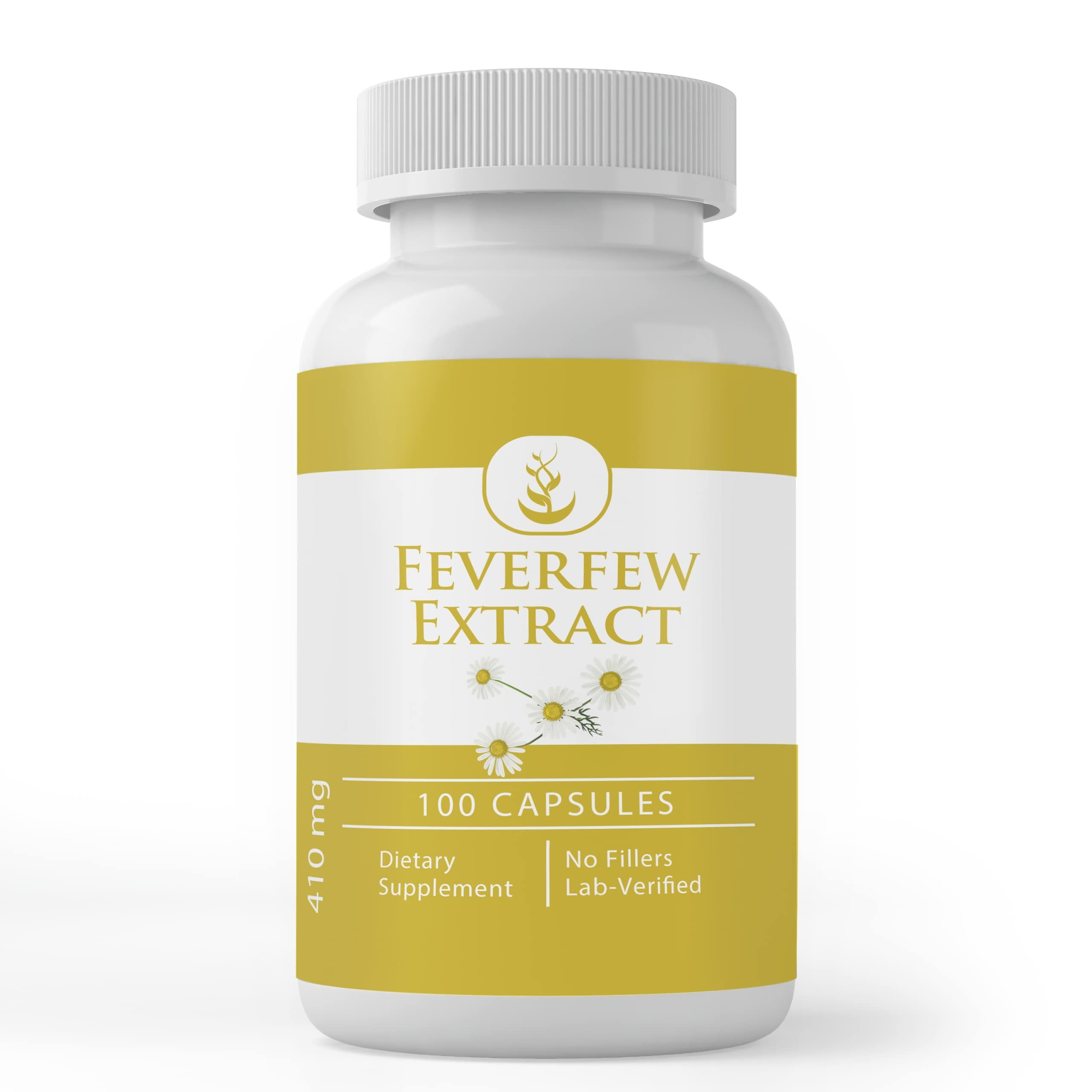 Pure Original Ingredients Feverfew Extract 100 Capsules Always Pure, No ...