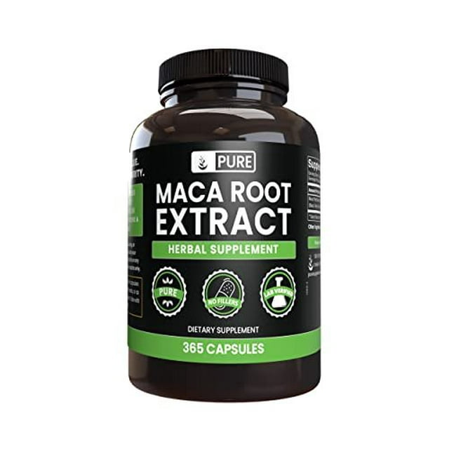 Pure Original Ingredients Maca Root 365 Capsules No Magnesium Or Rice ...