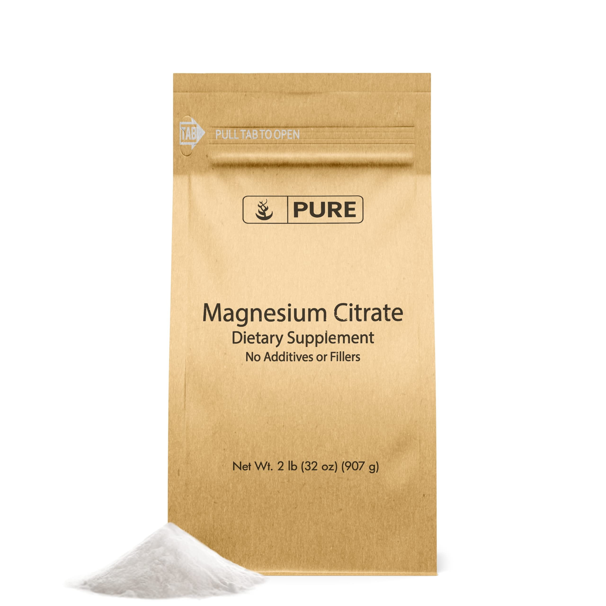 Pure Original Ingredients Magnesium Citrate 2lb Magnesium Supplement ...