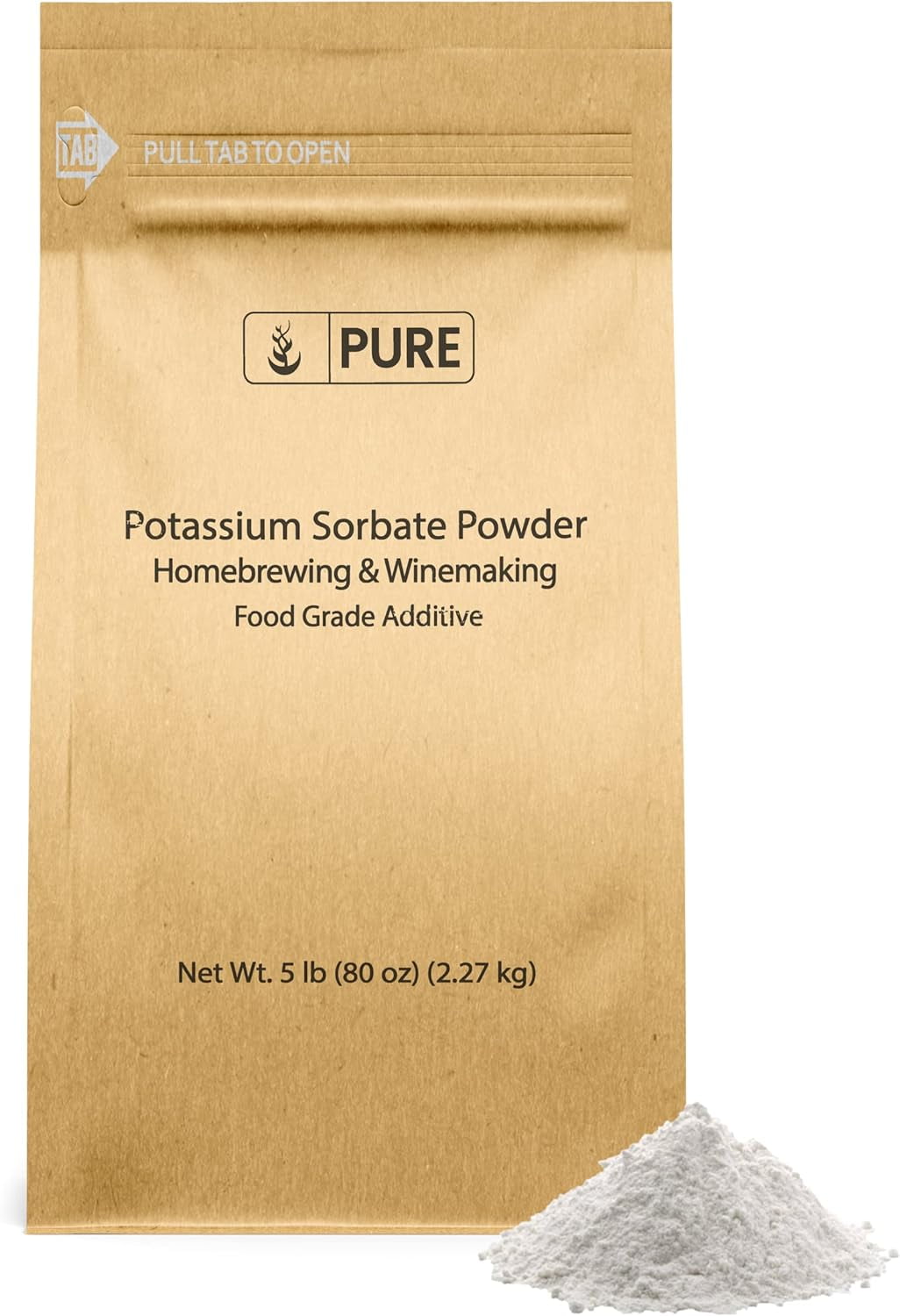 Pure Original Ingredients Potassium Sorbate (5 lb) Homebrewing ...