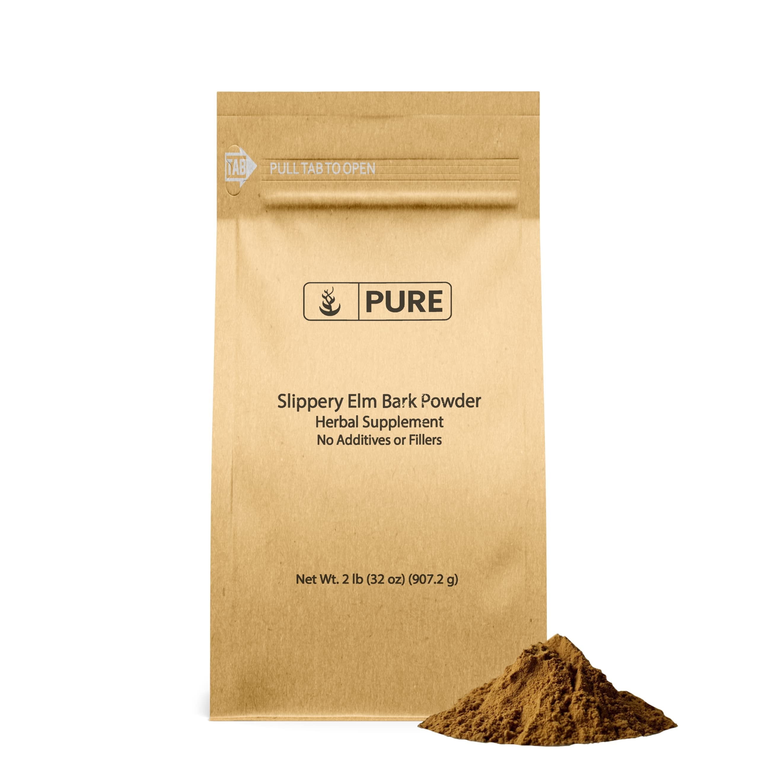 Pure Original Ingredients Slippery Elm Bark Powder 2lb Pure & Natural ...