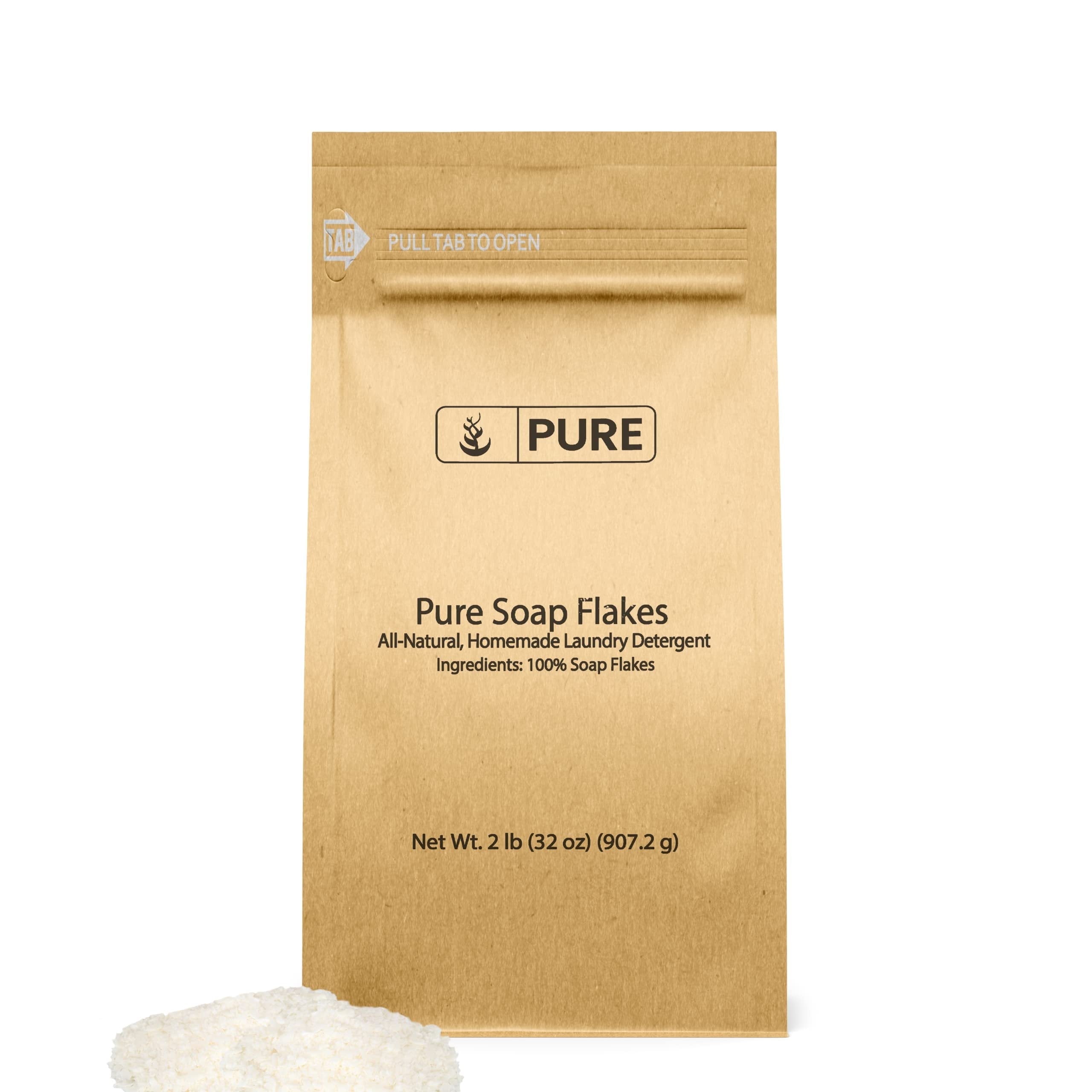 Pure Original Ingredients Soap Flakes 2 lb Tallow Based, Homemade ...
