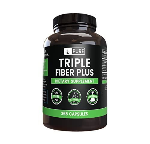 Pure Original Ingredients Triple Fiber 365 Capsules No Magnesium Or ...
