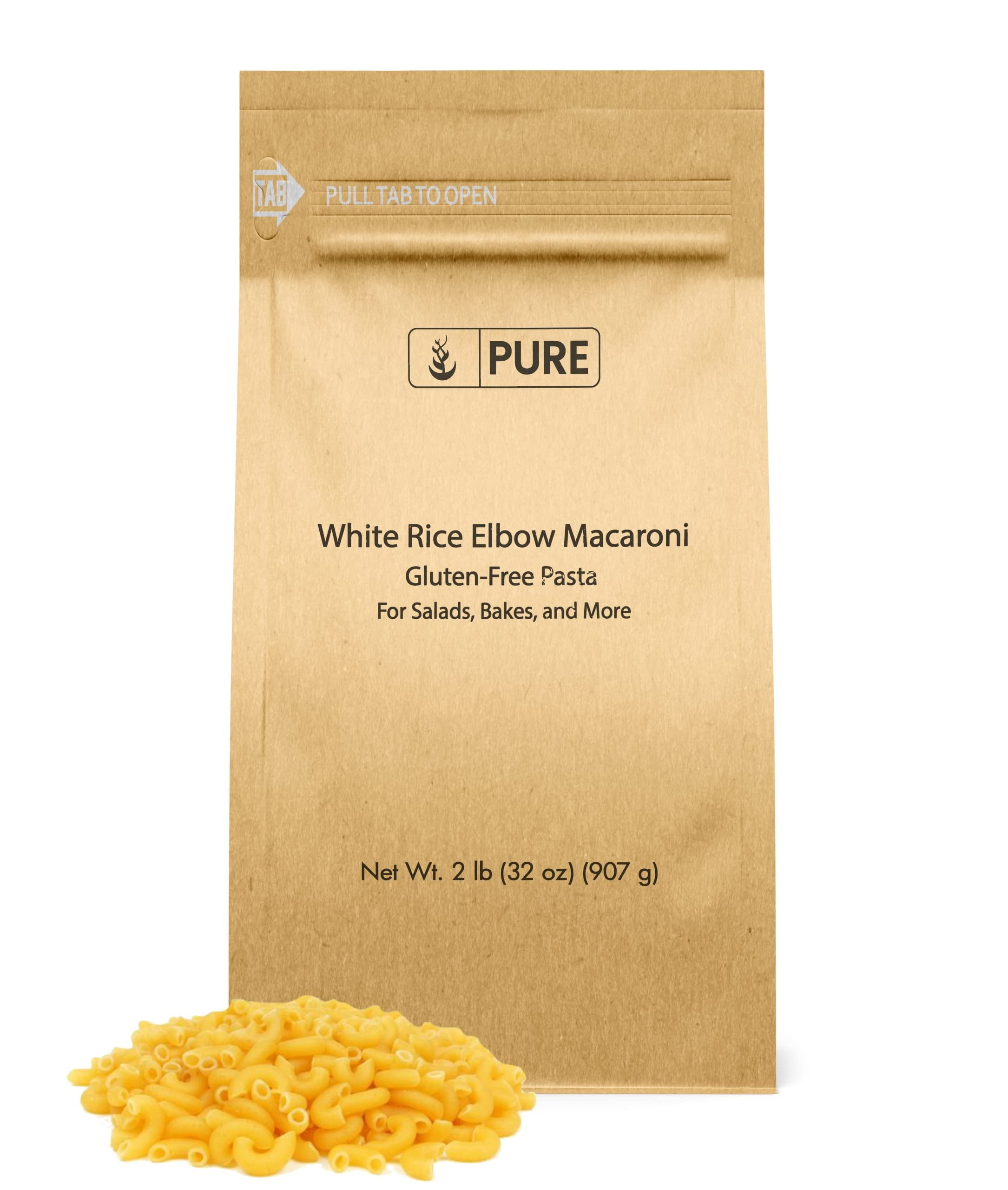 Pure Original Ingredients White Rice Elbow Macaroni 2 lb, Pasta Salad ...