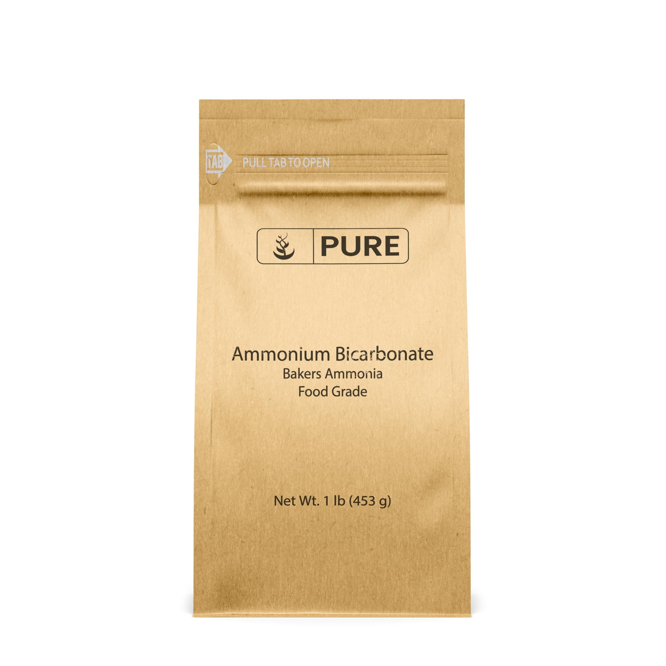 Pure Original Ingredients Ammonium Bicarbonate 1lb Baker's Ammonia ...