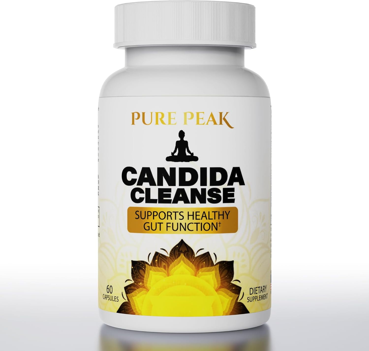 Pure Peak Candida Cleanse - Gut & Colon Support, 60 Capsules - Walmart.com