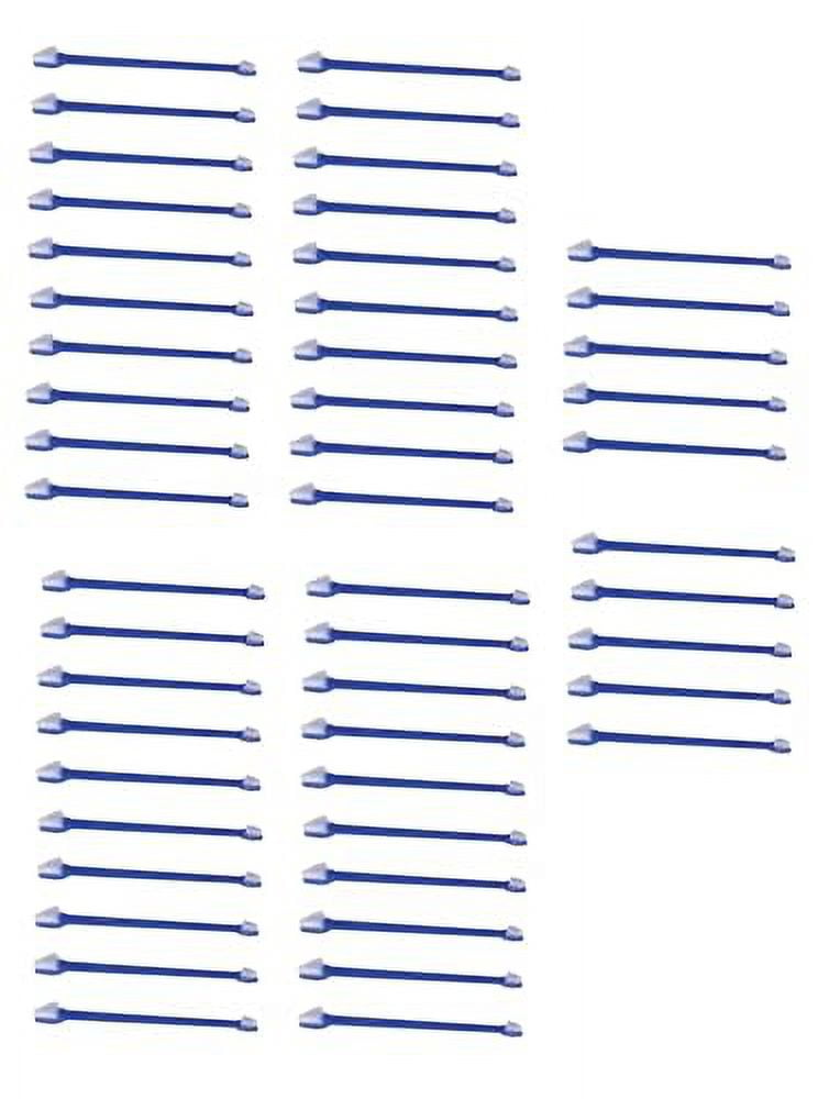 Pure Pet Food Bulk Packs of Dual End Dog Toothbrushes Two Tone Blue Vet ...