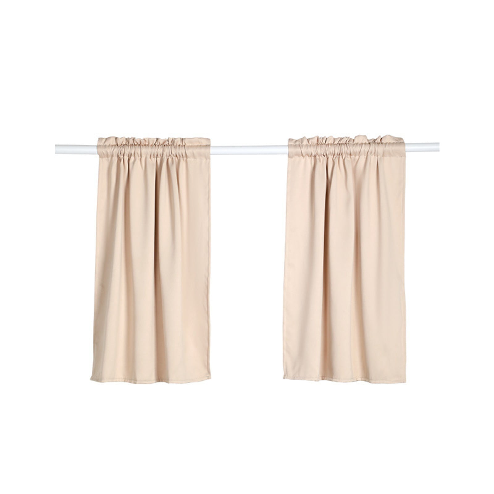 Pure Pigment Color Rod Curtain Border Window Short Small Curtain for ...