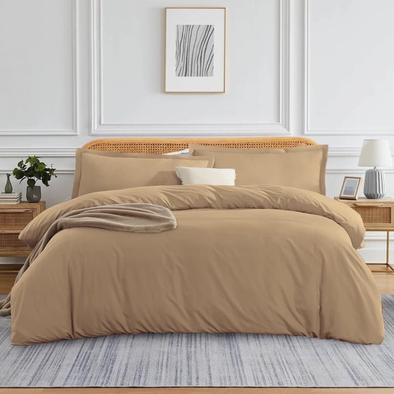 Taupe Linen Duvet