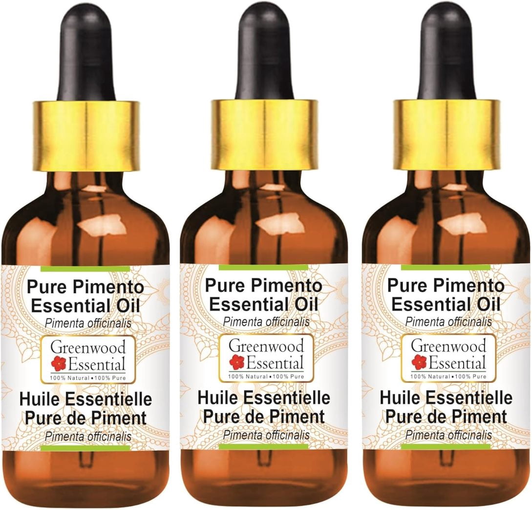 Pure Pimento Essential Oil (Pimenta officinalis) with Glass Dropper ...