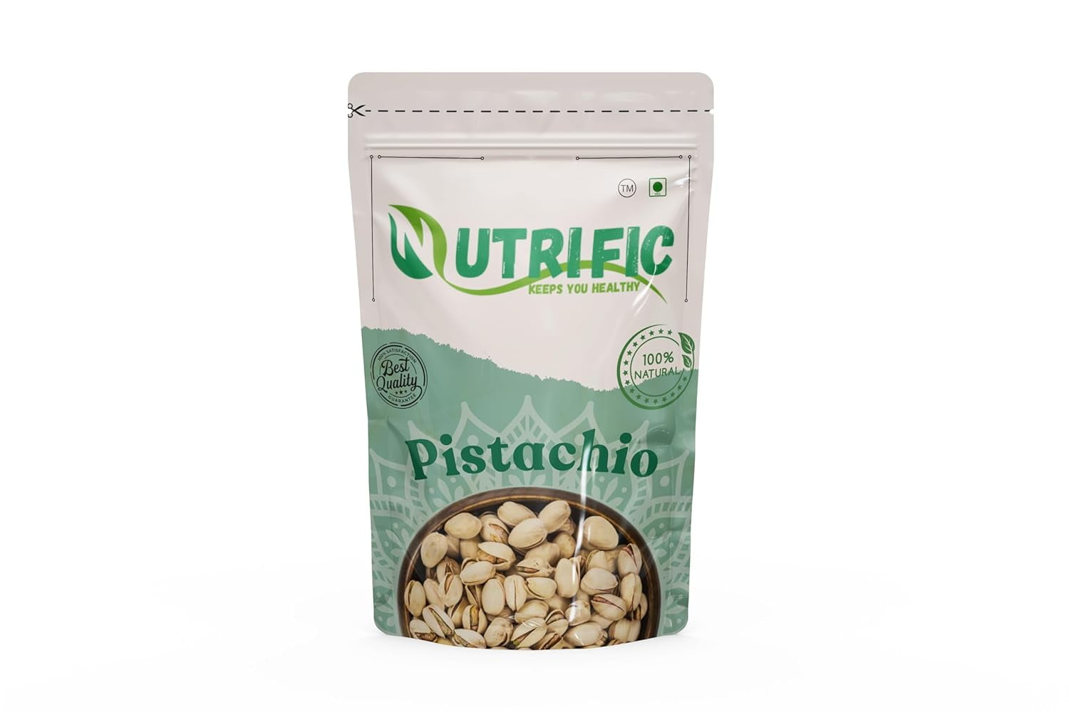 Pure Pistachio Kernals With Shell By Nutrific 500gm, | Rich In Protein ...