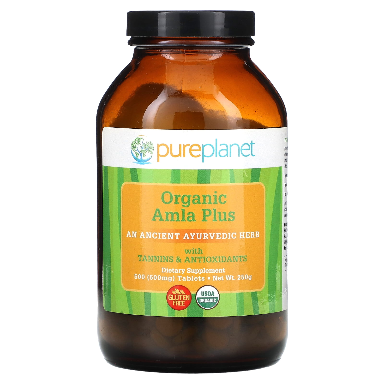 Pure Planet Organic Amla Plus, 500 mg, 500 Tablets - Walmart.com