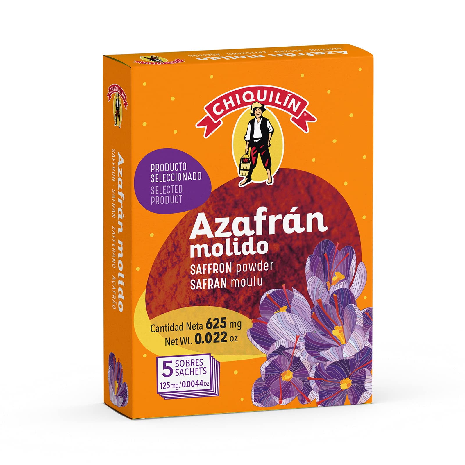 Pure Powdered Saffron Sachets, CI30 5 count - Walmart.com