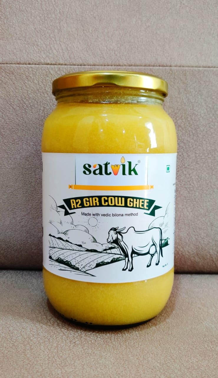 Pure Premium A2 Cow Ghee Desi By Satvik | Nutrient Rich Ghee Made With ...