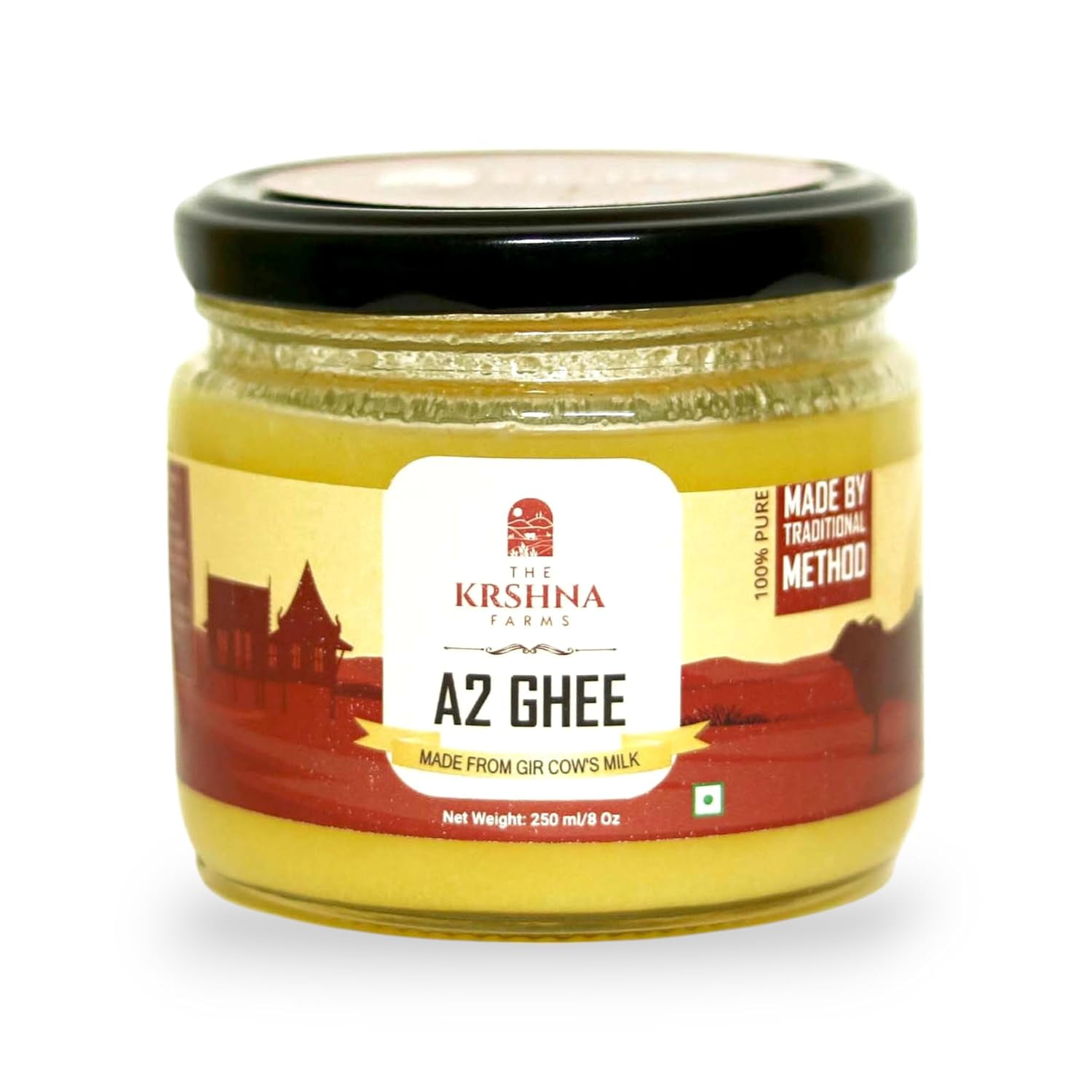 Pure Premium A2 Gir Cow Ghee By The Krshna Farms | Traditional Bilona Method Handmade Desi Cow ...