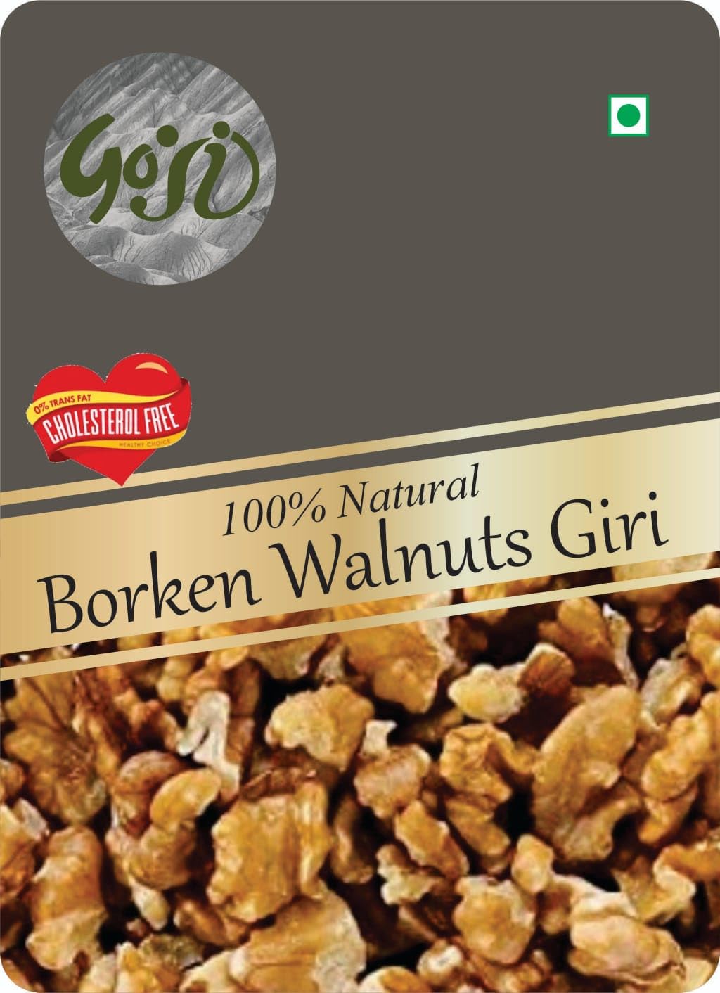Pure Premium Broken Walnuts Giri By Goji 500gm, | Rich In Protein ...
