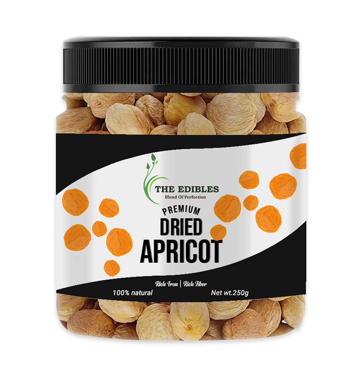 Pure Premium Dried Apricot By The Edibles 500gm, | High In Dietary ...