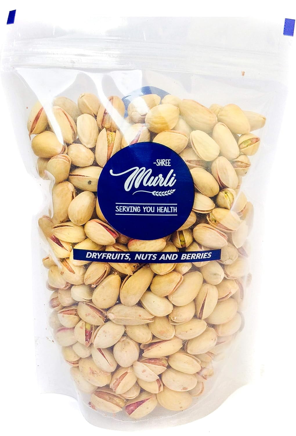 Pure Premium Roasted Pistachios (Pista) By Shree Murli 250gm, | Rich In Vitamin E, Protein Fiber ...