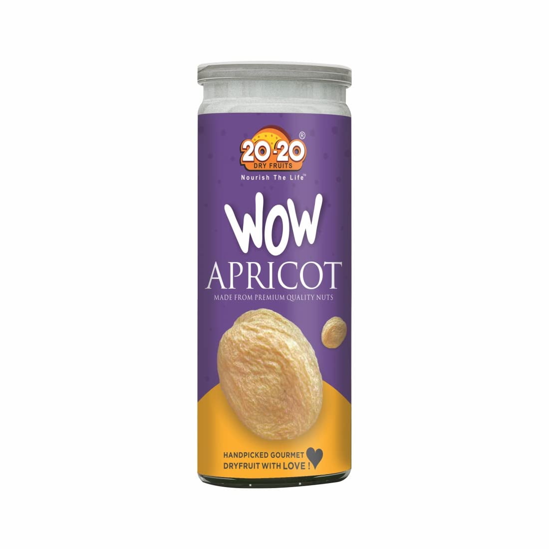 Pure Premium Wow Apricot By 20-20 Dry Fruits 200gm, | High In Protein ...