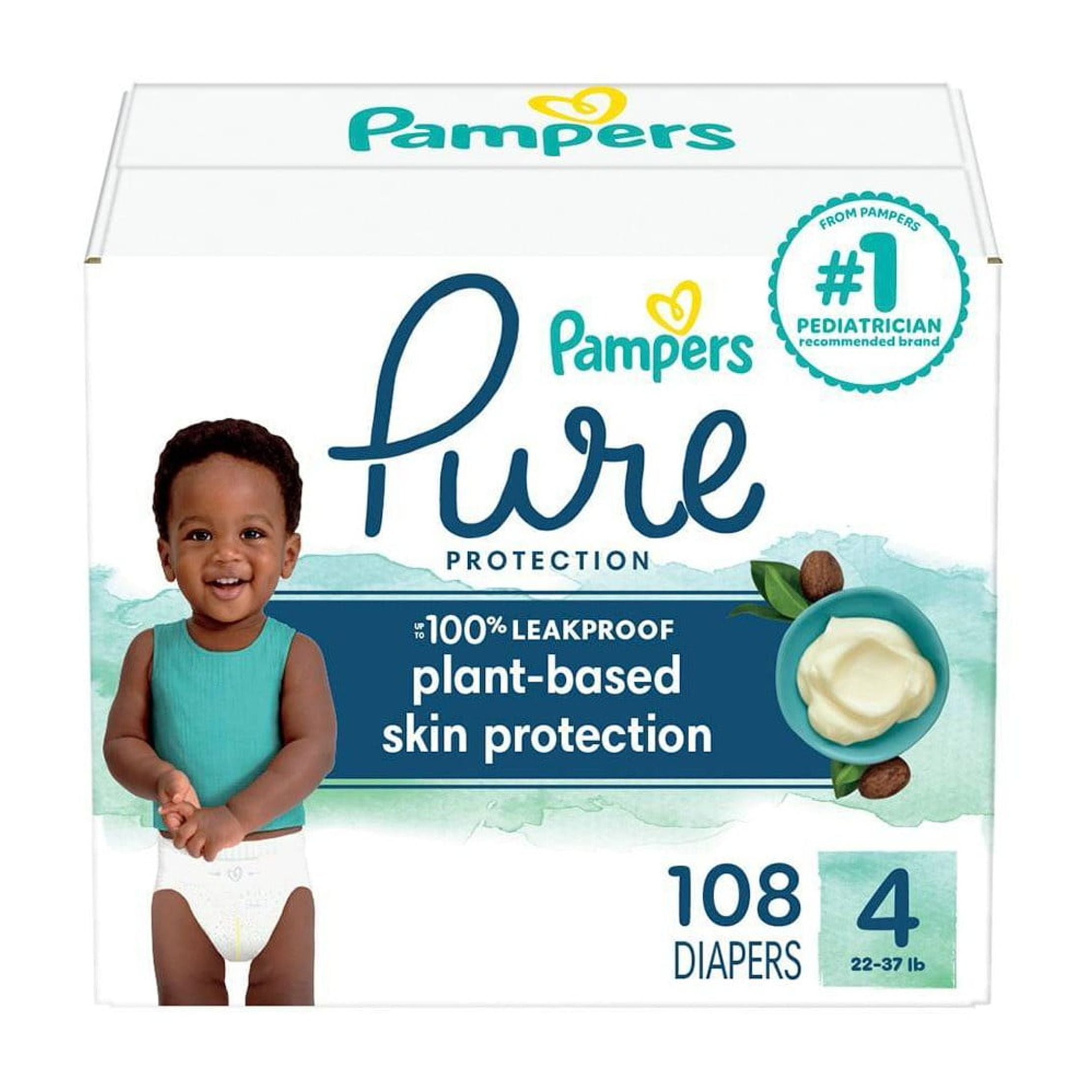 Pure Protection Diapers Pack - Size 4 - 108ct - Walmart.com