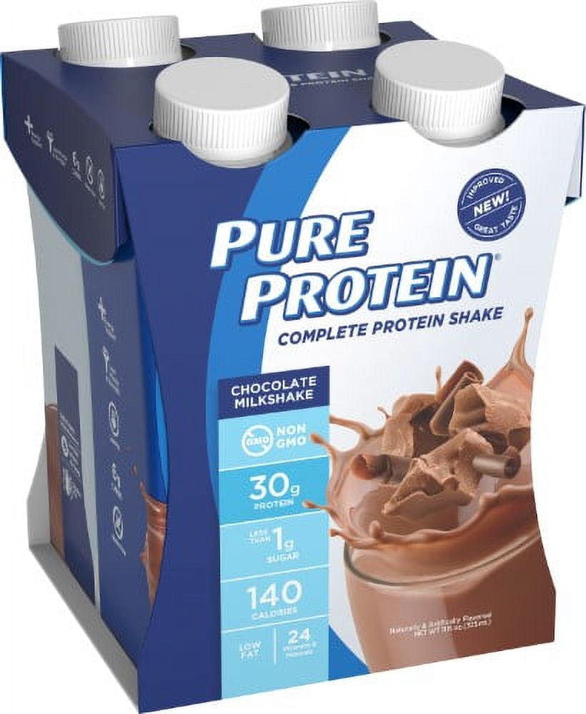 Pure Protein Complete Protein Shake Rich Chocolate 30g Protein (Pack of ...