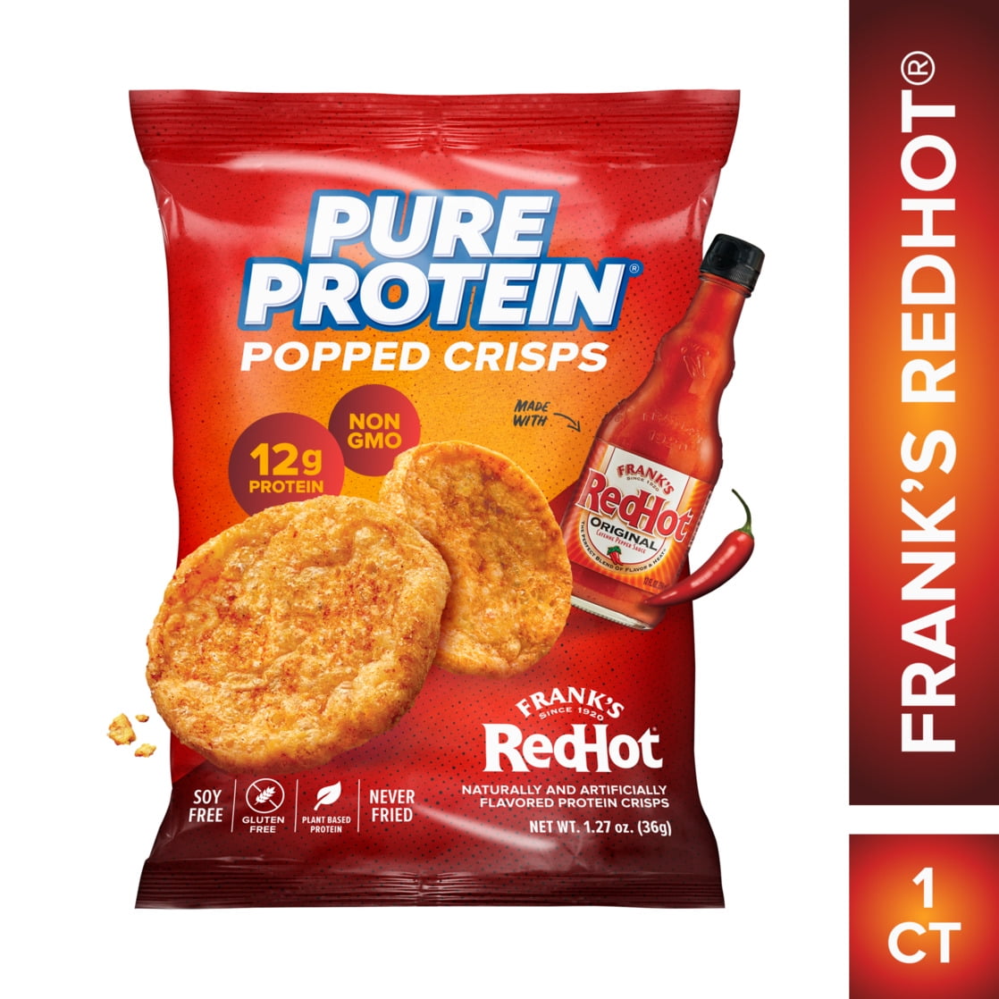 Pure Protein, Frank’s RedHot Popped Crisps - Walmart.com