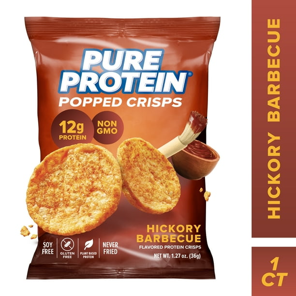 Pure Protein, Popped Crisps, Hickory BBQ, 1 Count - Walmart Business ...