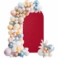Pure Red Arch Backdrop Cover 7.2x4 Ft, Spandex Wedding Arch Stand Cover ...