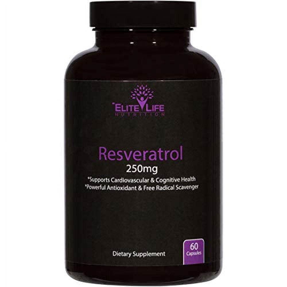 Pure Resveratrol 250mg - Trans-Resveratrol - Super Antioxidant For Men ...