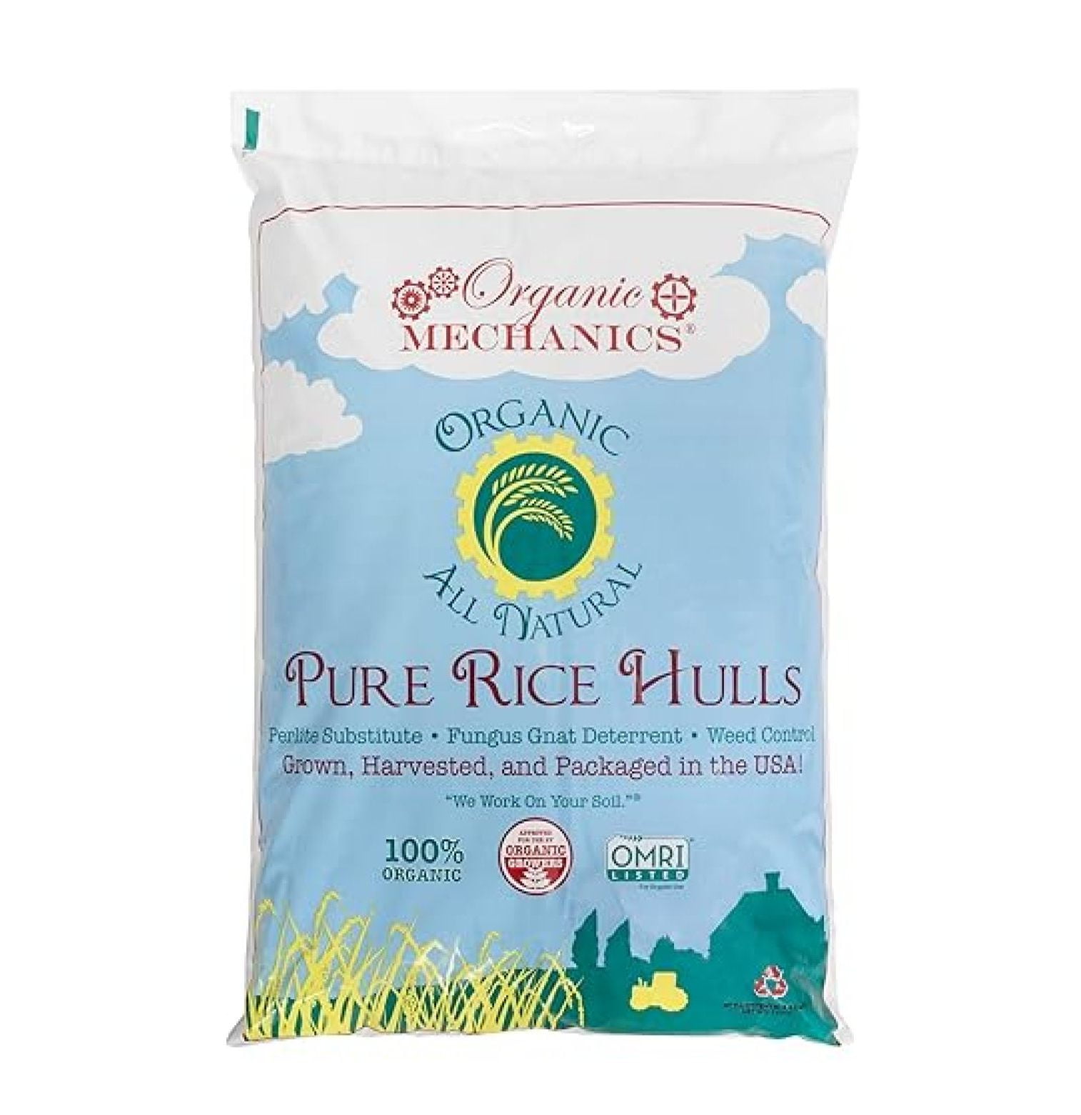 Pure Rice Hulls Soil Amendment, 2 Cu Ft – Eco-Friendly Alternative to ...