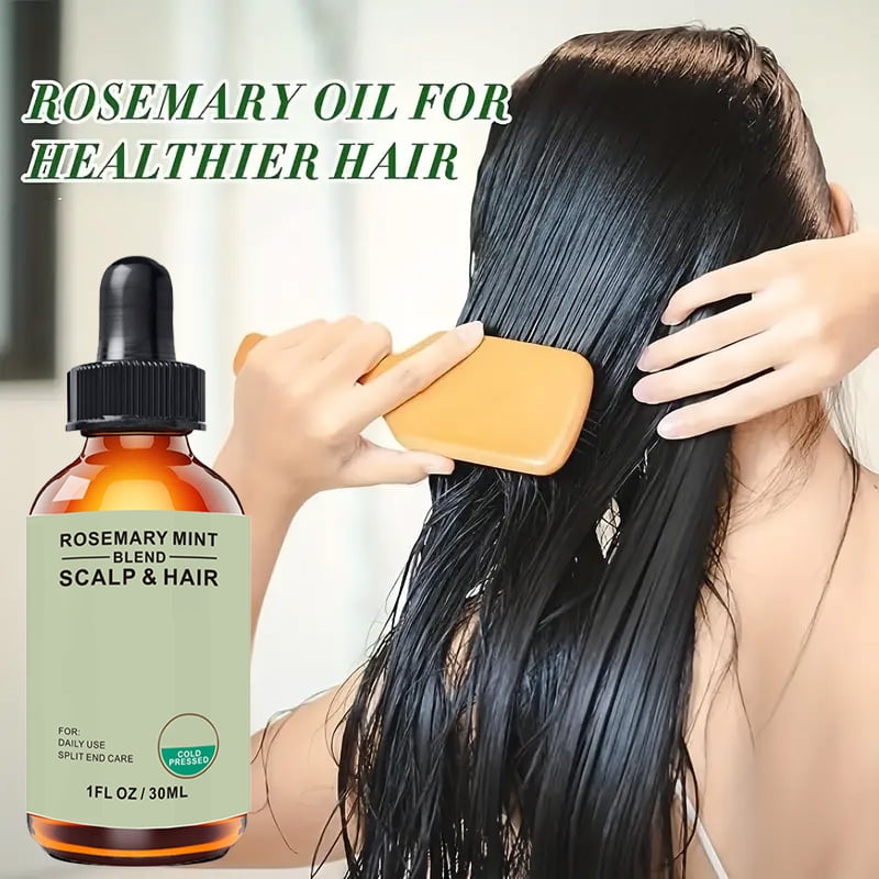 Pure Rosemary Oil for Hair Care - Volumizing Aromatherapy Rosemary ...