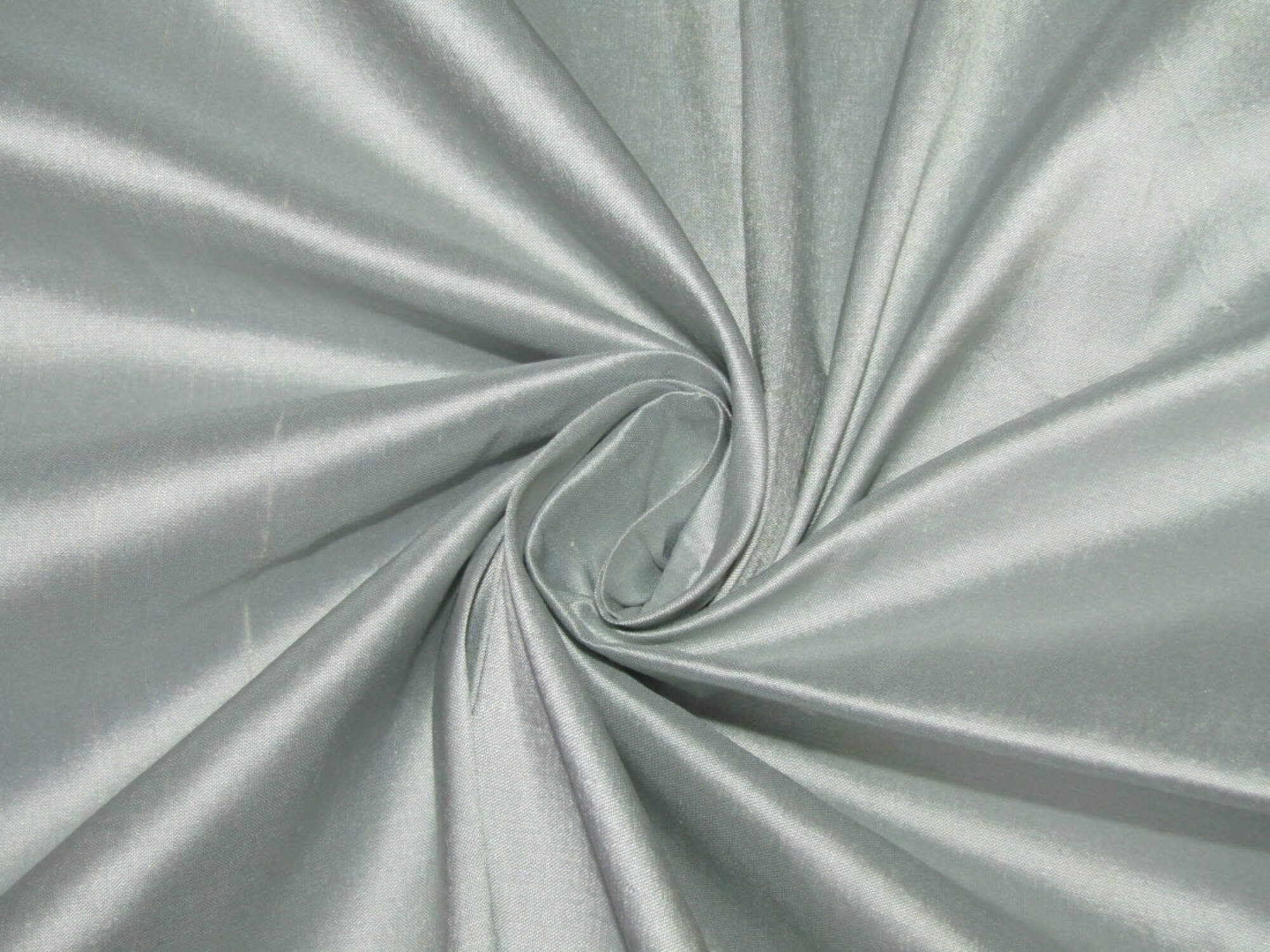 Pure SILK DUPIONI FABRIC SILVER color 54" WIDE DUP141[2] - Walmart.com