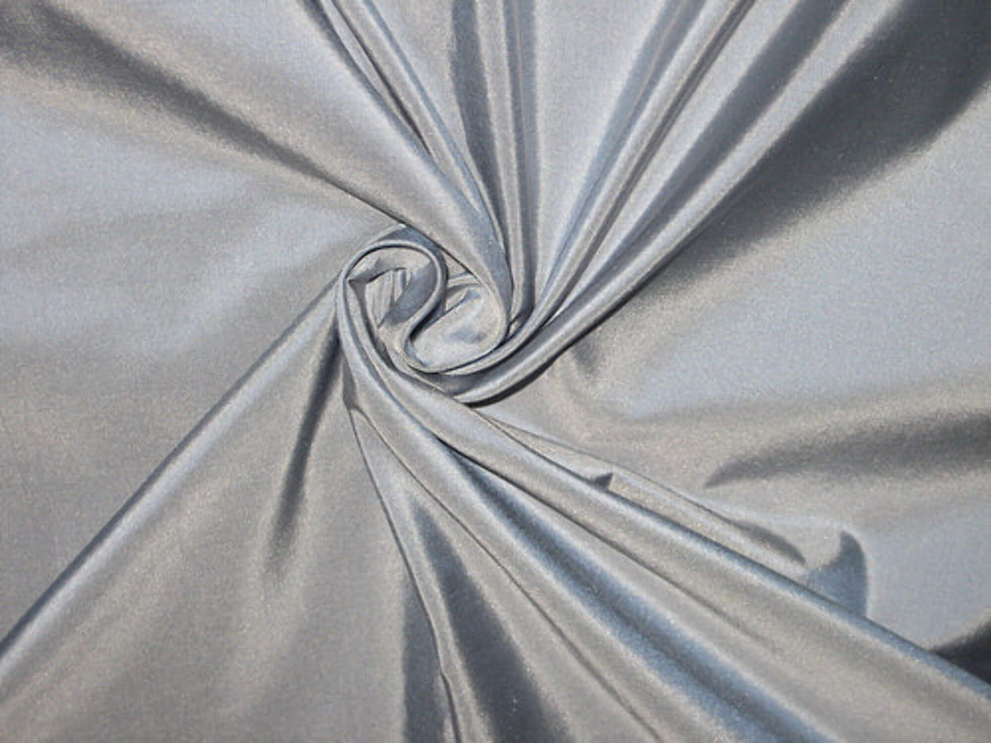 Pure SILK TAFFETA FABRIC Light Blue with Silver Shot 54quot; wide - Walmart.com