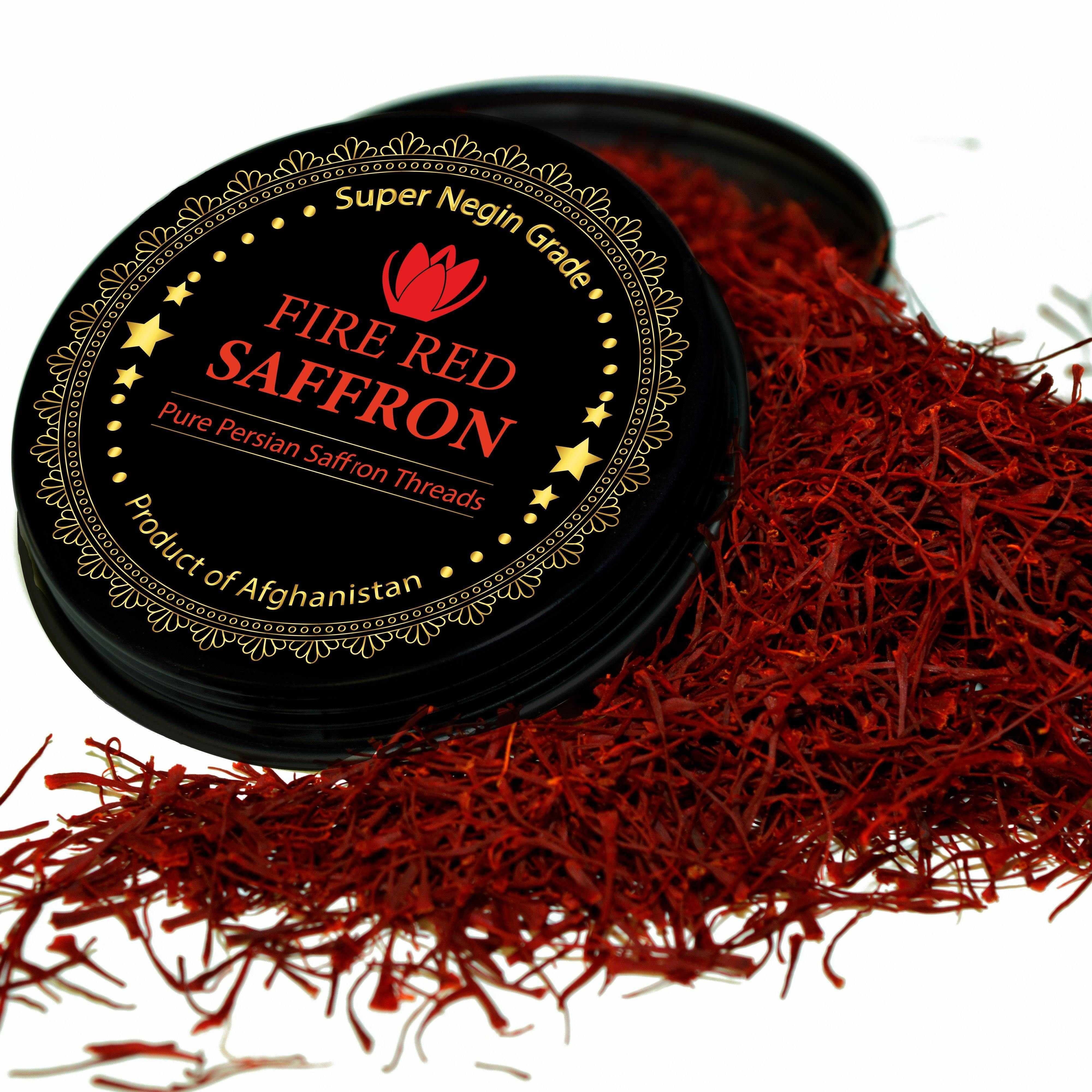 Premium Saffron Threads, Pure All Red Saffron Spice | Super Negin Grade ...