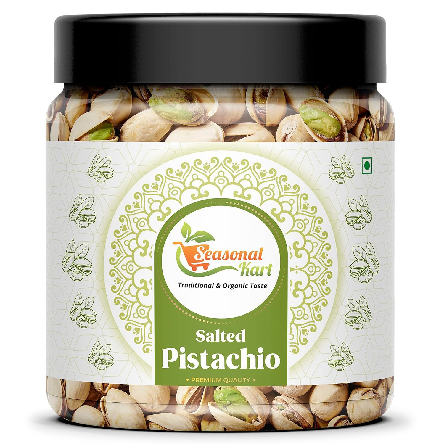 Pure Salted Pistachios With Shell By Seasonal Kart 200gm, | Rich In Protein Fiber Healthy ...