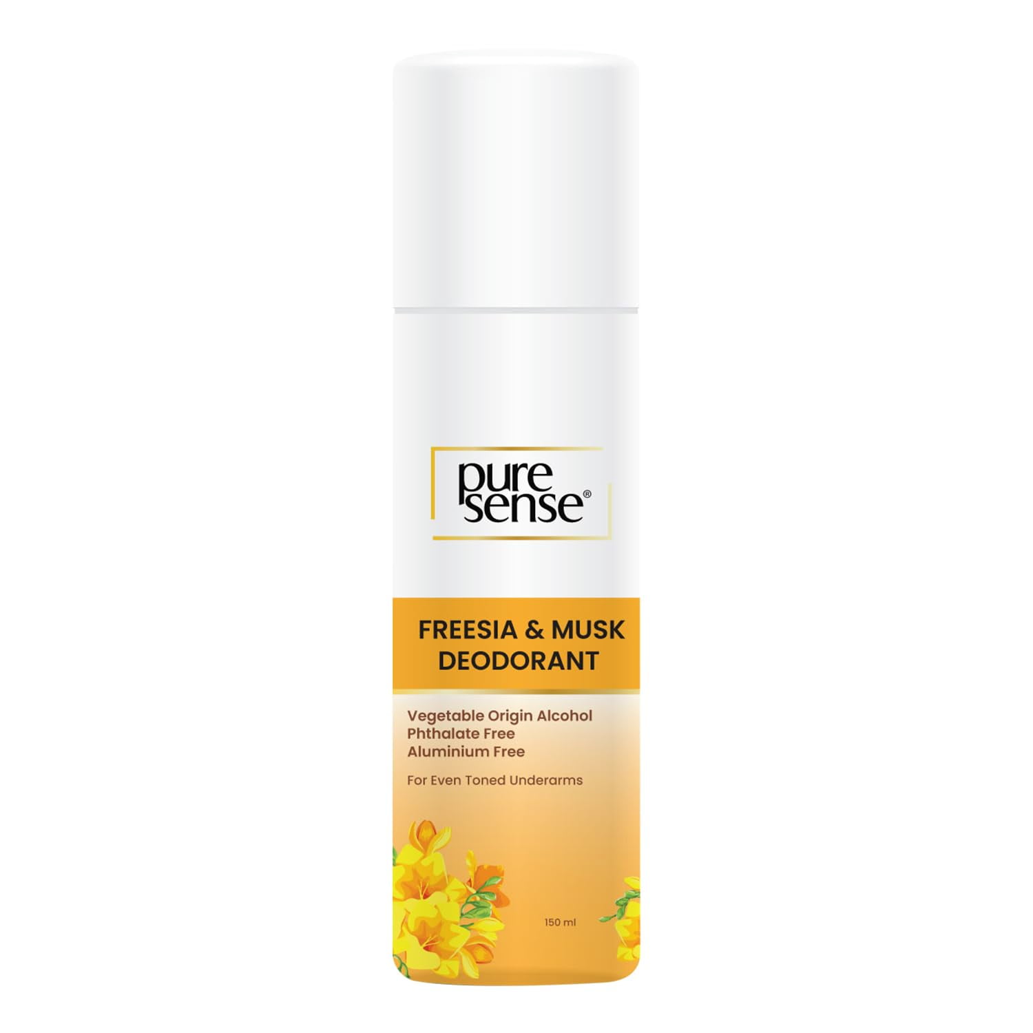 Pure Sense Freesia & Musk Deodorant Spray With Glycolic Acid ...