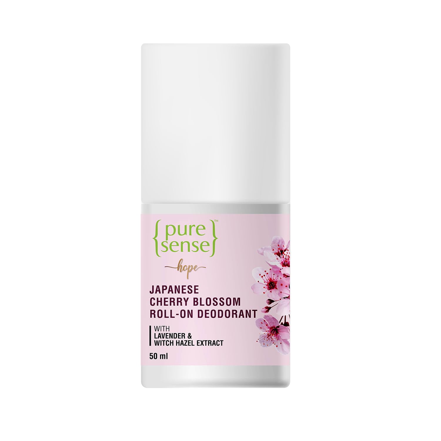 Pure Sense Hope Japanese Cherry Blossom Roll On Deodorant For Women ...