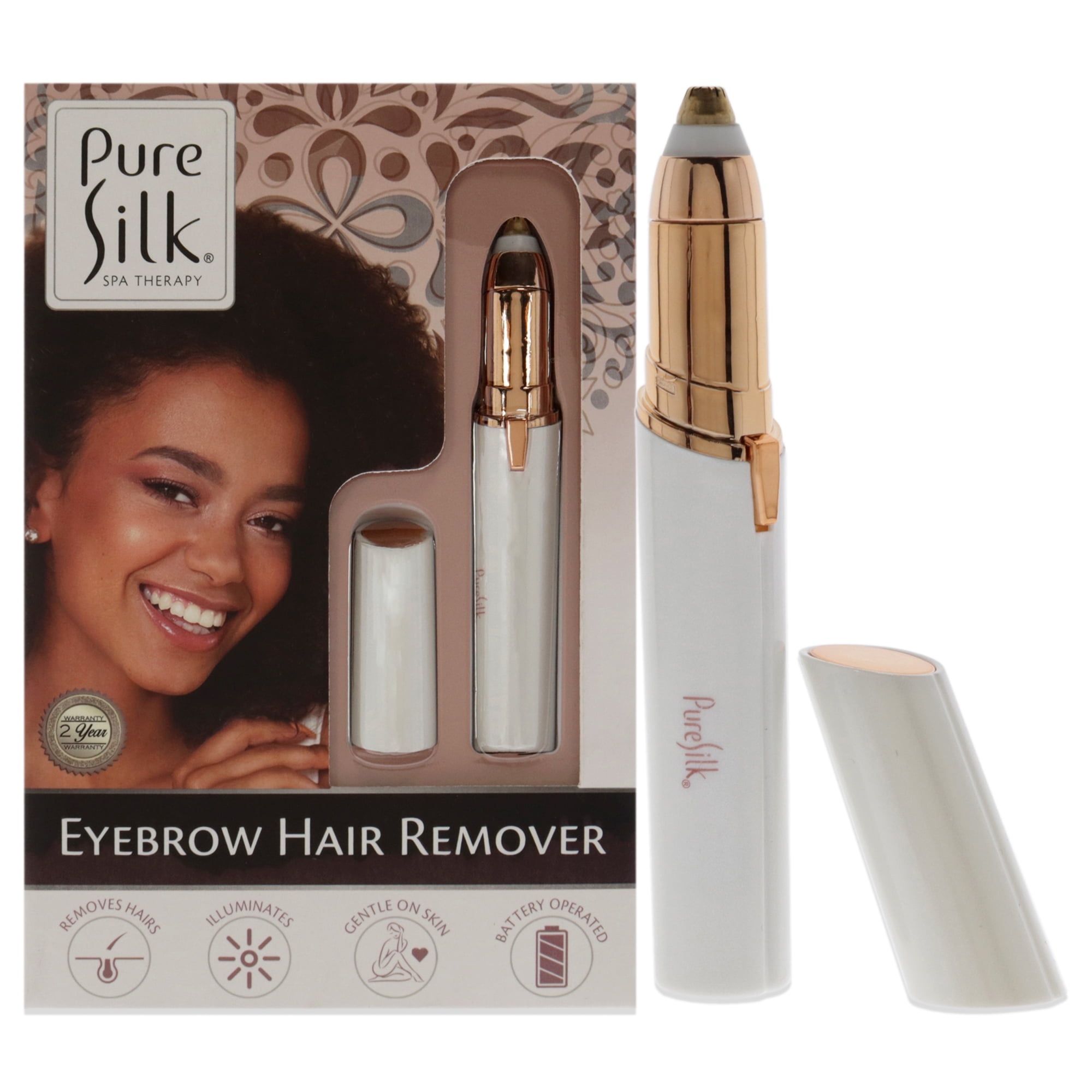 Pure Silk Precision Eyebrow Hair Remover – Tapered Head for Accurate ...
