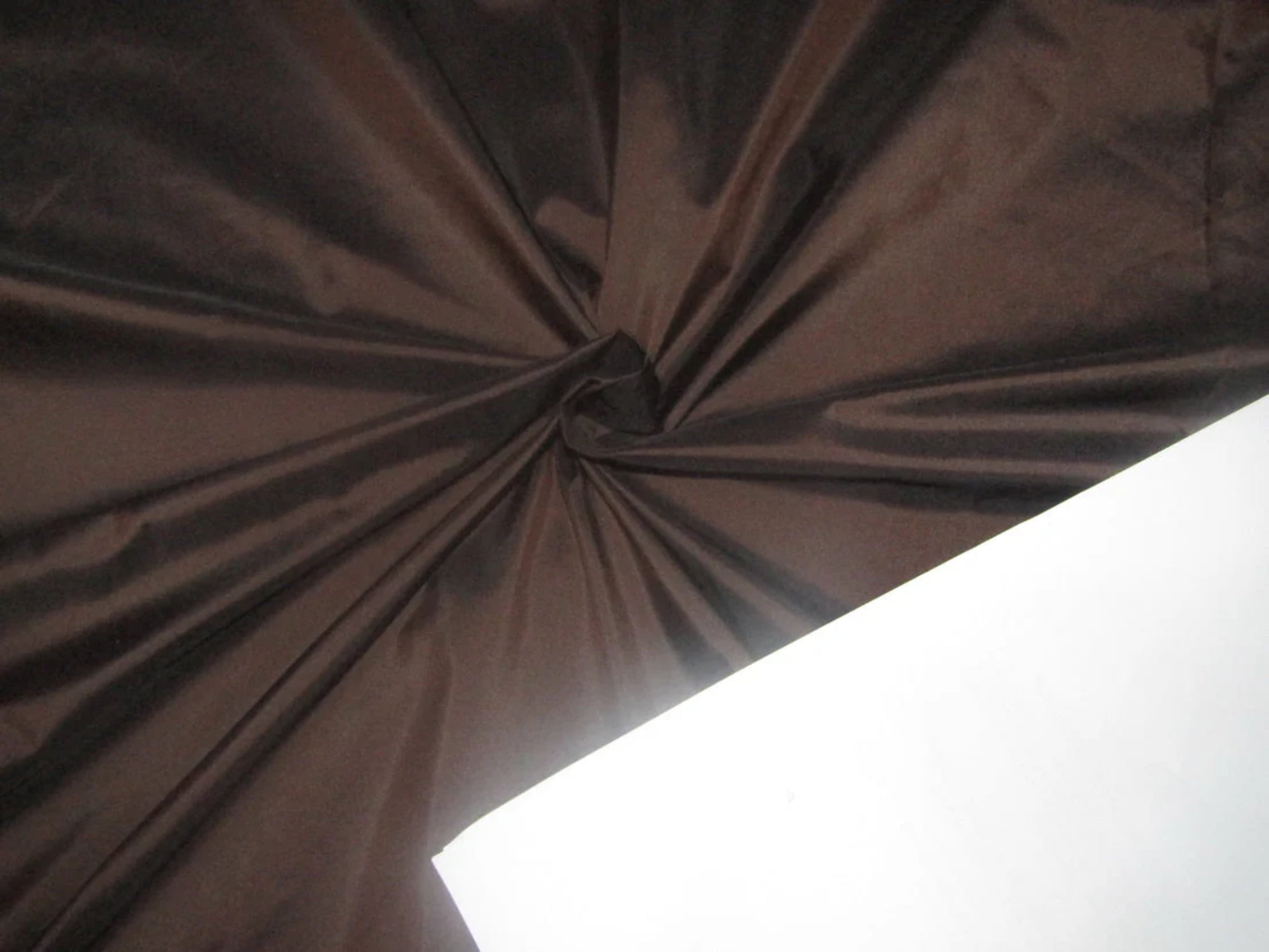 Pure Silk Taffeta fabric BLACK BROWN color 32MOMME 54" wide TAF71 - Walmart.com